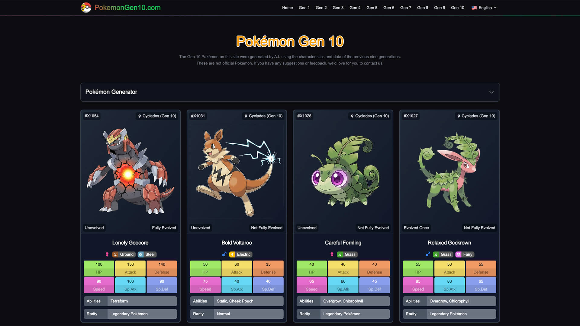 Pokémon Gen 10: Últimas Noticias, Filtraciones, Pokédex y Generador IA